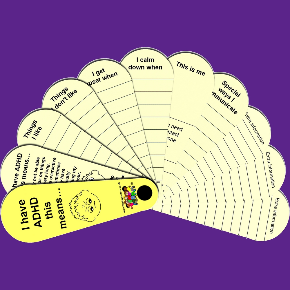 I Have ADHD Fan Communication Passport - Incentive Plus